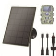 3W 5V 6000mAh Rechargeable Solar Power Supply For Outdoor Camera Trail ...