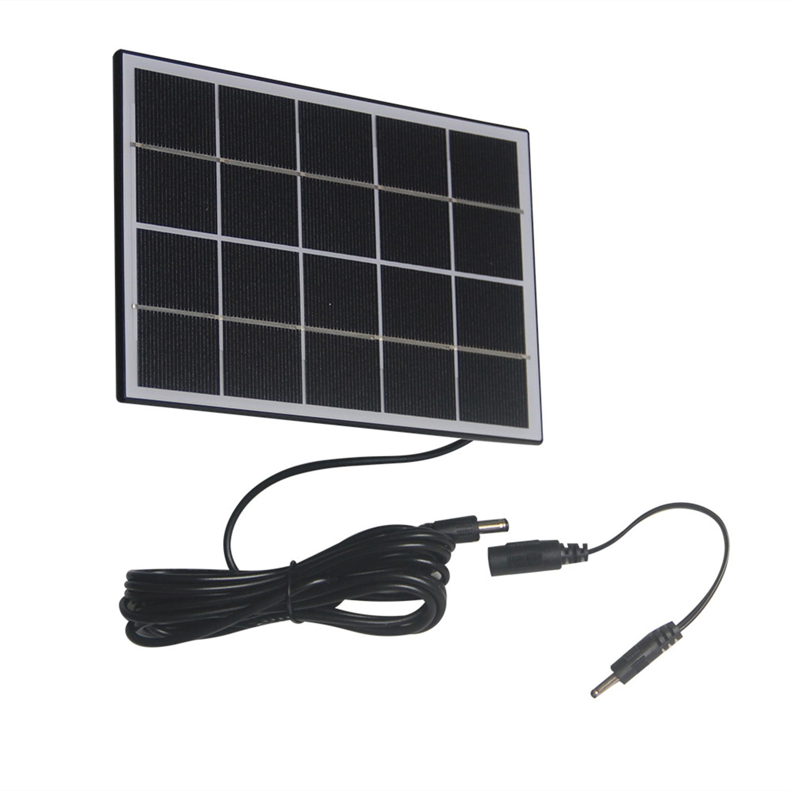 3W 5V Solar Camera Charger Outdoor Solar Panel Type-C Solar Panel Black ...