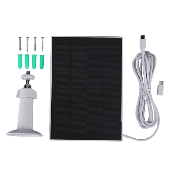 3W 6V Solar Panel Kit, 360° Adjustable Wall Mount Solar Panel Charger ...