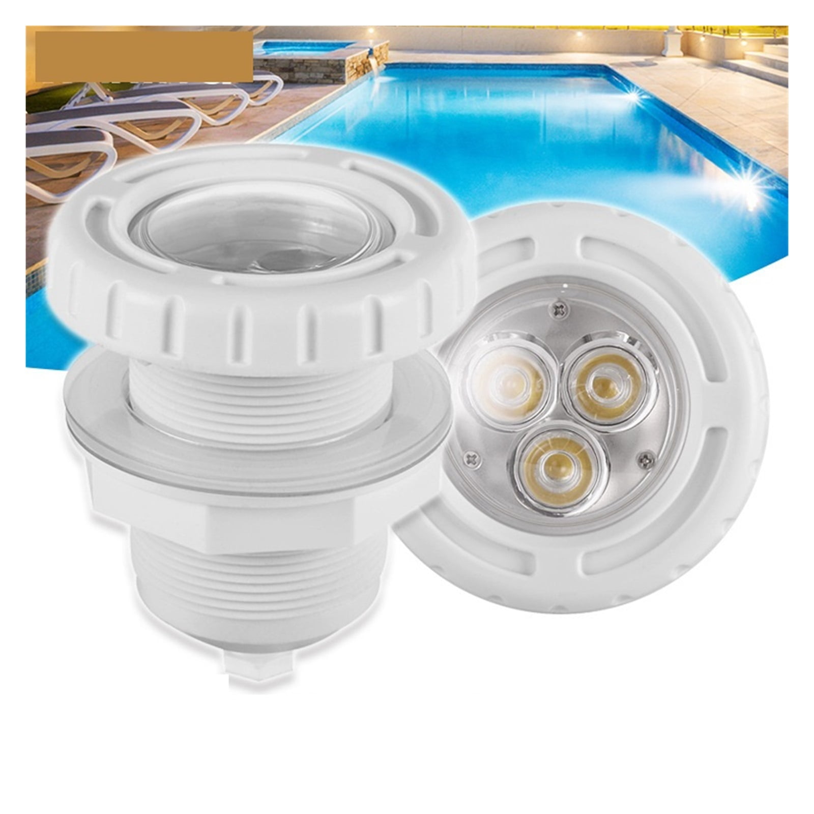 3W, 6W Embedded Wall-mounted Fiberglass Pool Underwater Light Film Pool ...