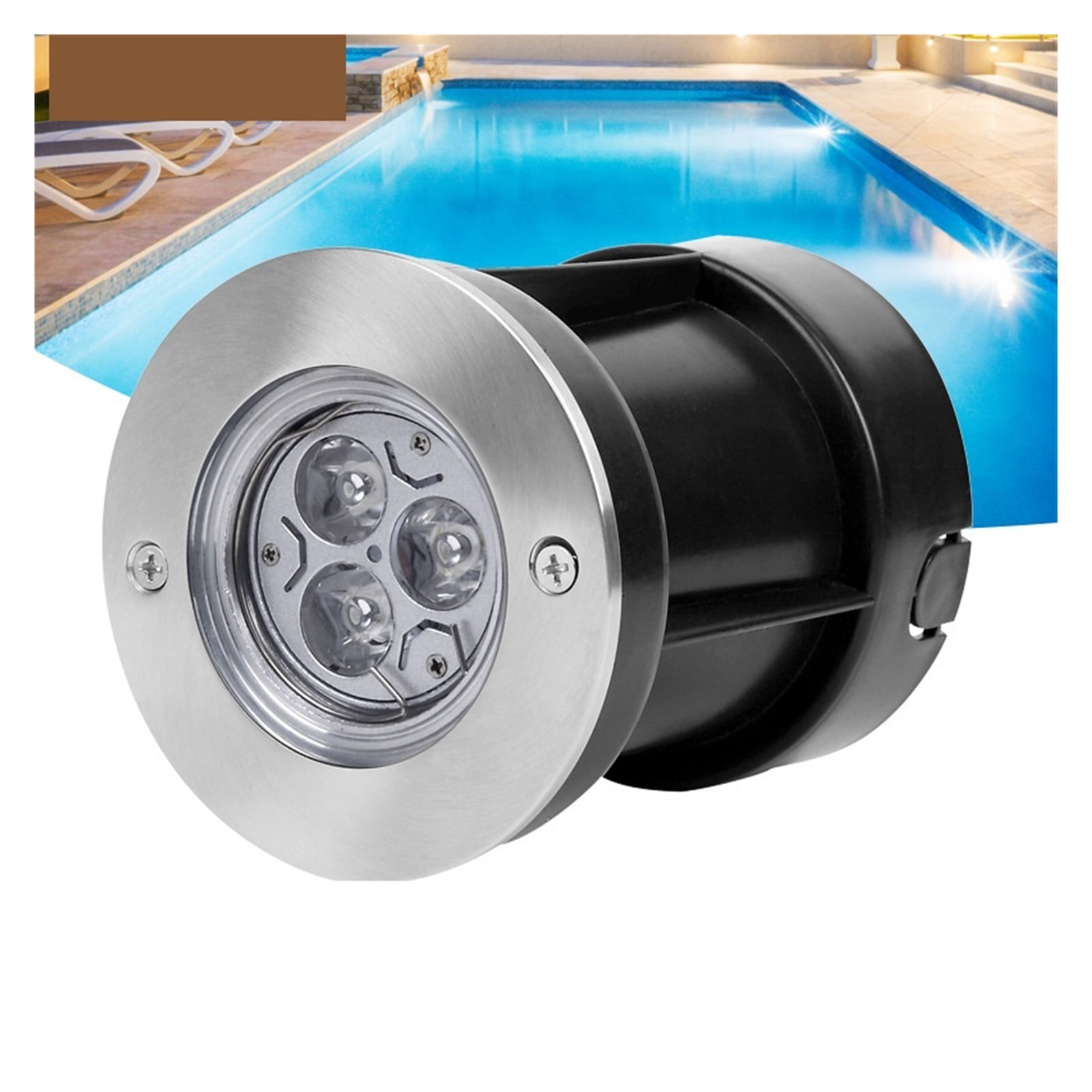 3W, 6W Small Power 24V Underwater Light 12V Stainless Steel Floodlight ...