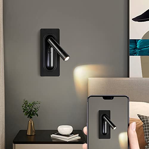 3W Aluminum Headboard Wall Light, Recessed Indoor Bedside Wall Lamp ...