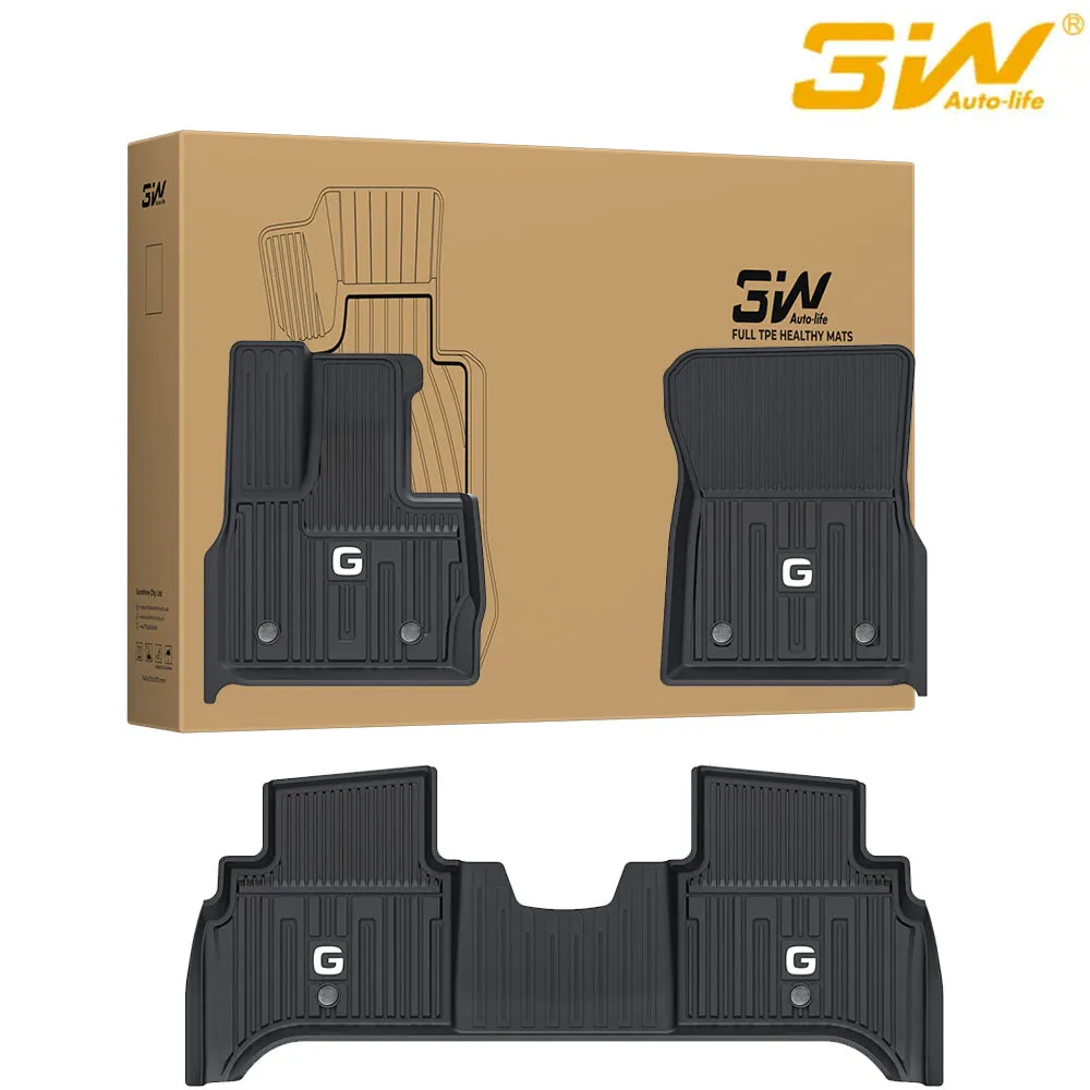 3W Floor Mats for Mercedes-Benz G Class/G500/G550/AMG G63 2019-2024 TPE ...