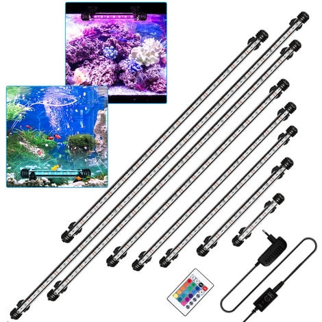 3W LED Aquarium Lighting Aquarium Light RGB Fish Tank Spotlight ...