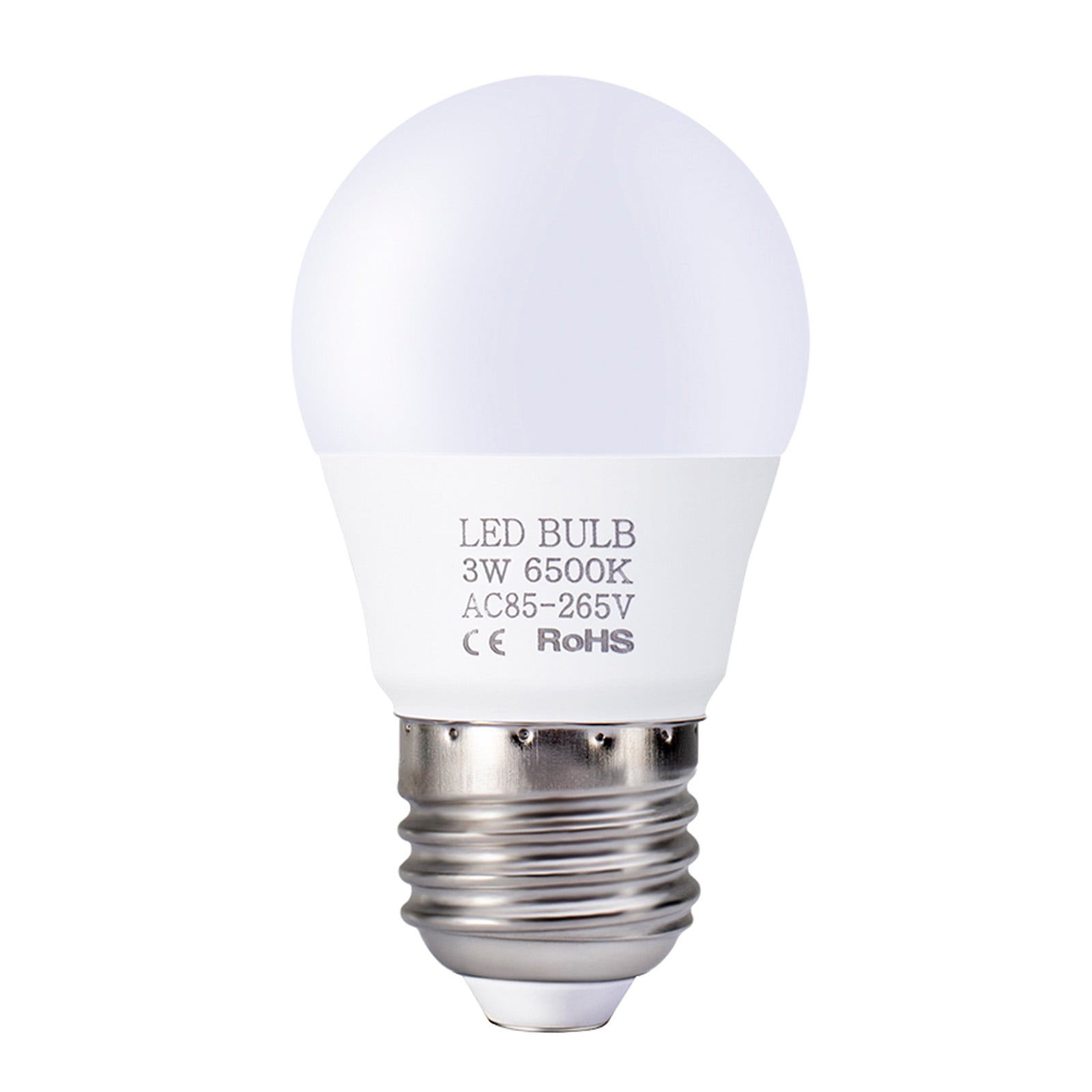 3W LED Bulbs E27 Light Bulbs Energy Saving White Light 6000-6500K High ...