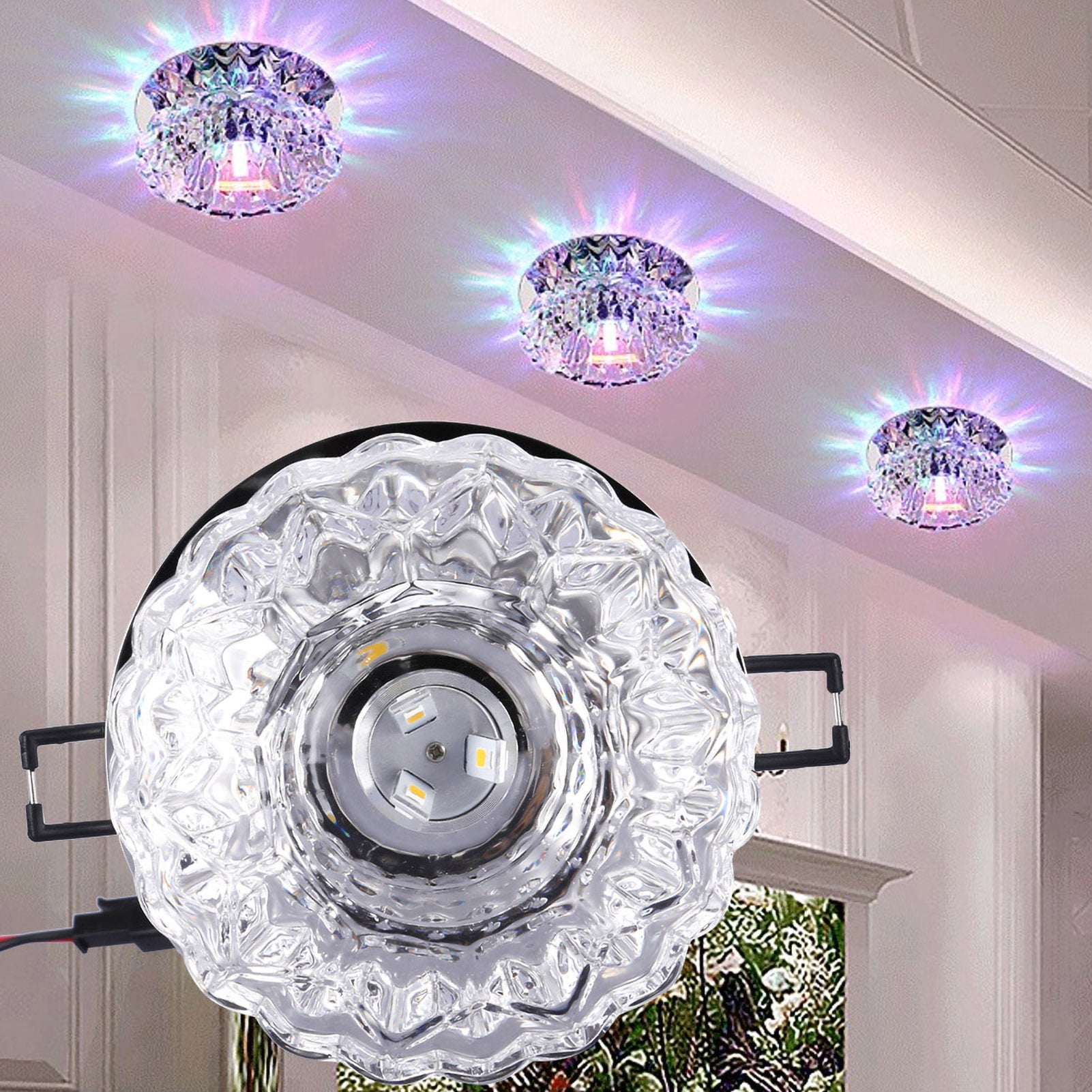 3W LED Ceiling Recessed Downlight Lighting Fixture Lamp Spot Light Home ...