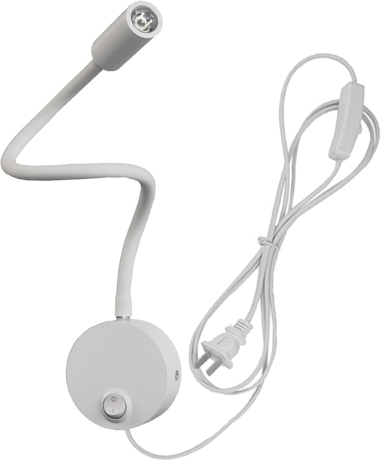 3W LED Light Picture Lamp Fixture Flexible Pipe with Button Plug-in ...