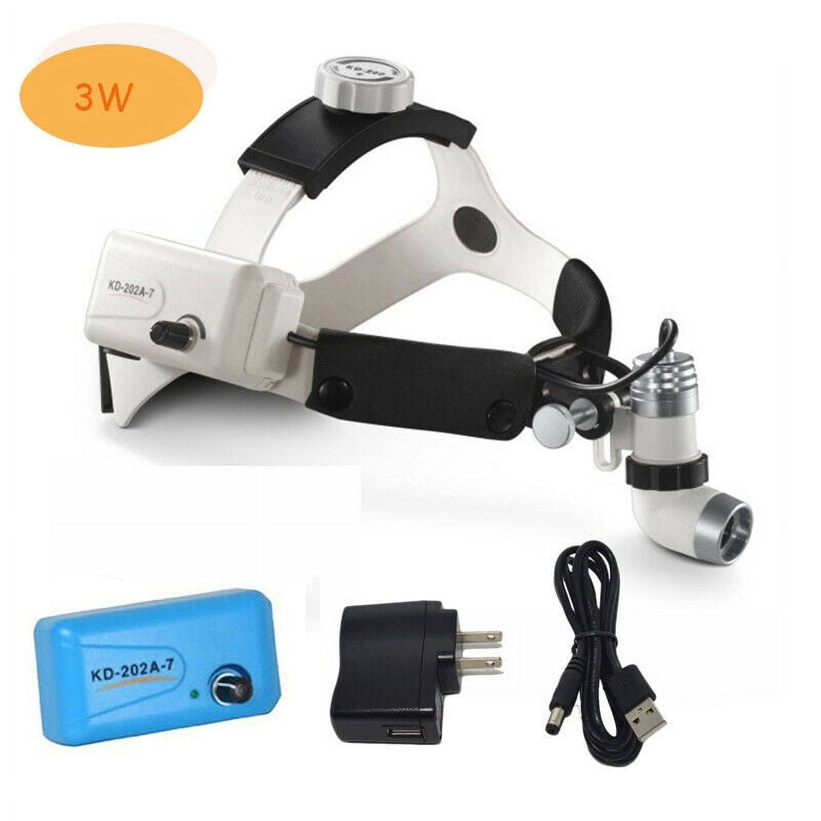 3W LED Surgical Headlight Dental Headlamp Wireless Portable 60000 Lux ...