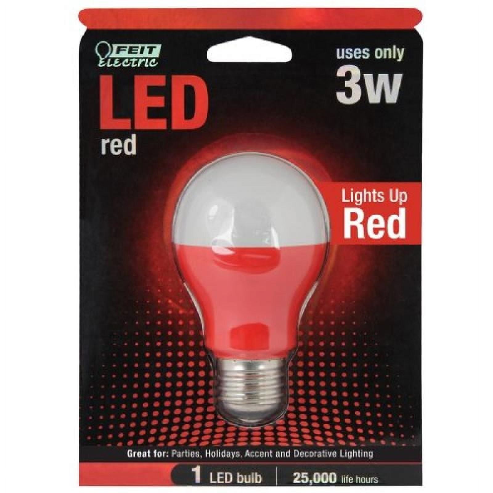 3W RED LED Bulb - Walmart.com