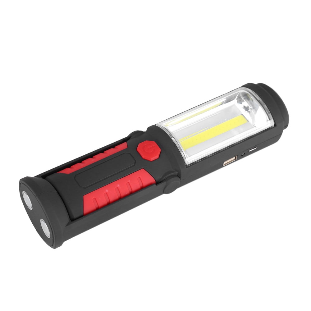 3W Rechargeable COB LED Flashlight Camping Emergency Work Light with ...