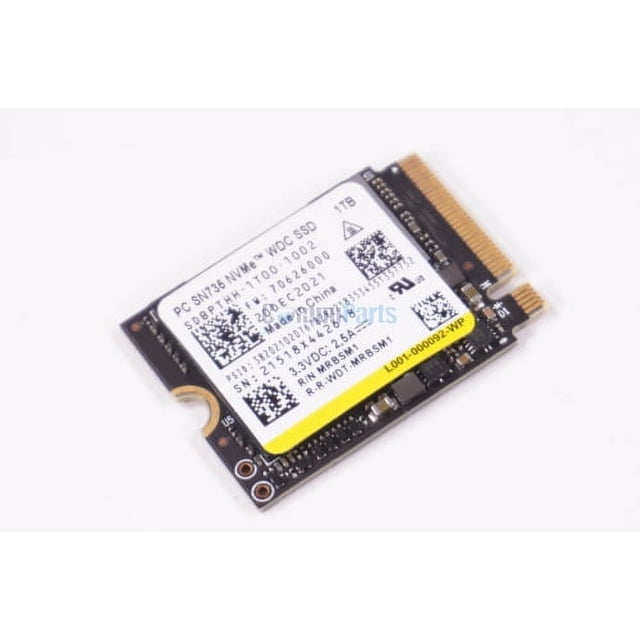 3WMC3 Dell 1TB PCIe NVMe Gen4x4 M.2 2230 SSD Drive I7710-7952WHT-PUS ...