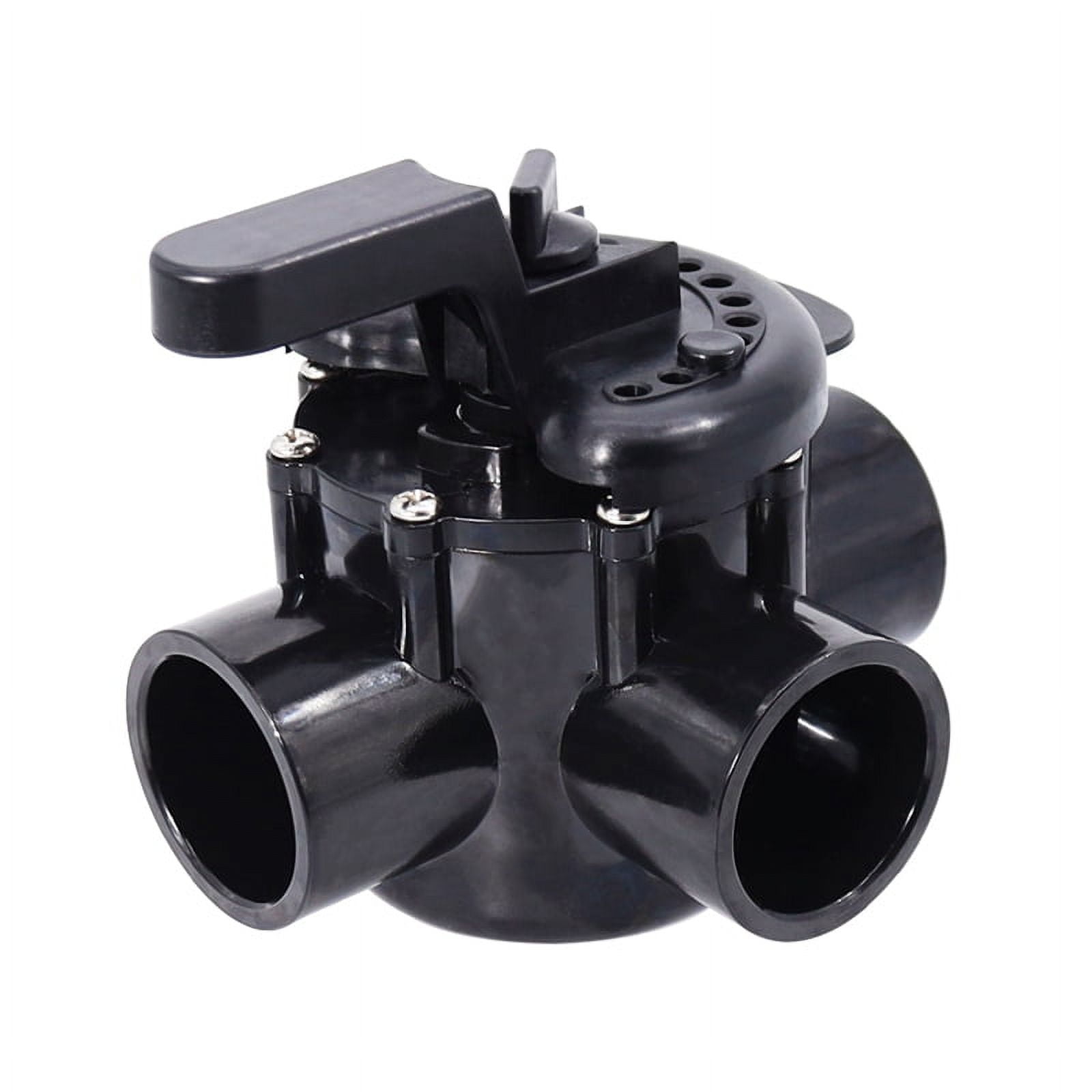 3Way Diverter Valve with 1-1/2In ID&2In OD PVC Pipe Diverter Valve for ...