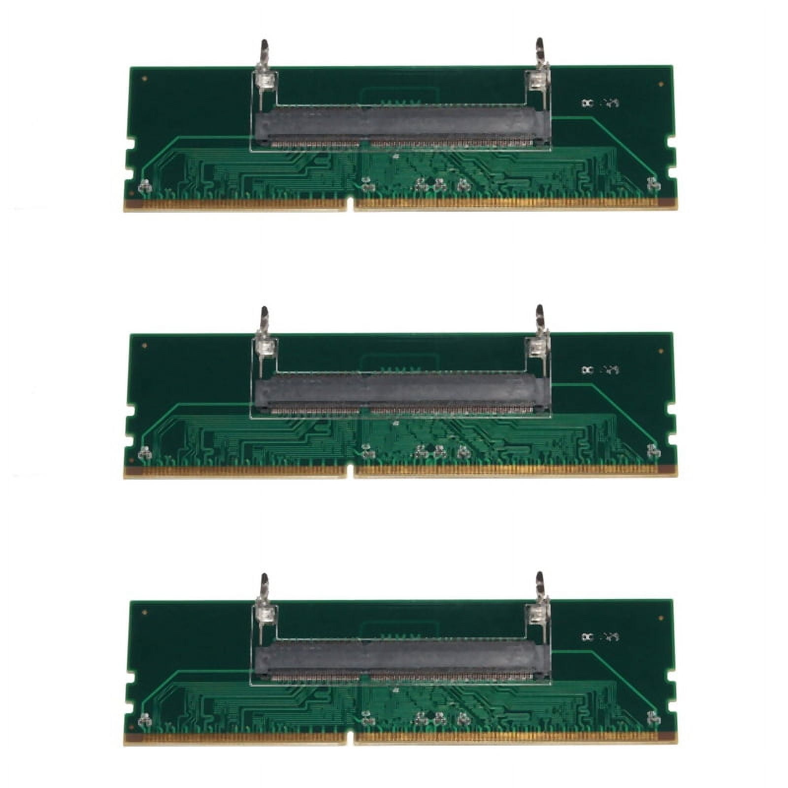 3X 1.5V DDR3 204 Pin Laptop SO-DIMM to Desktop DIMM Slot Memory Adapter ...