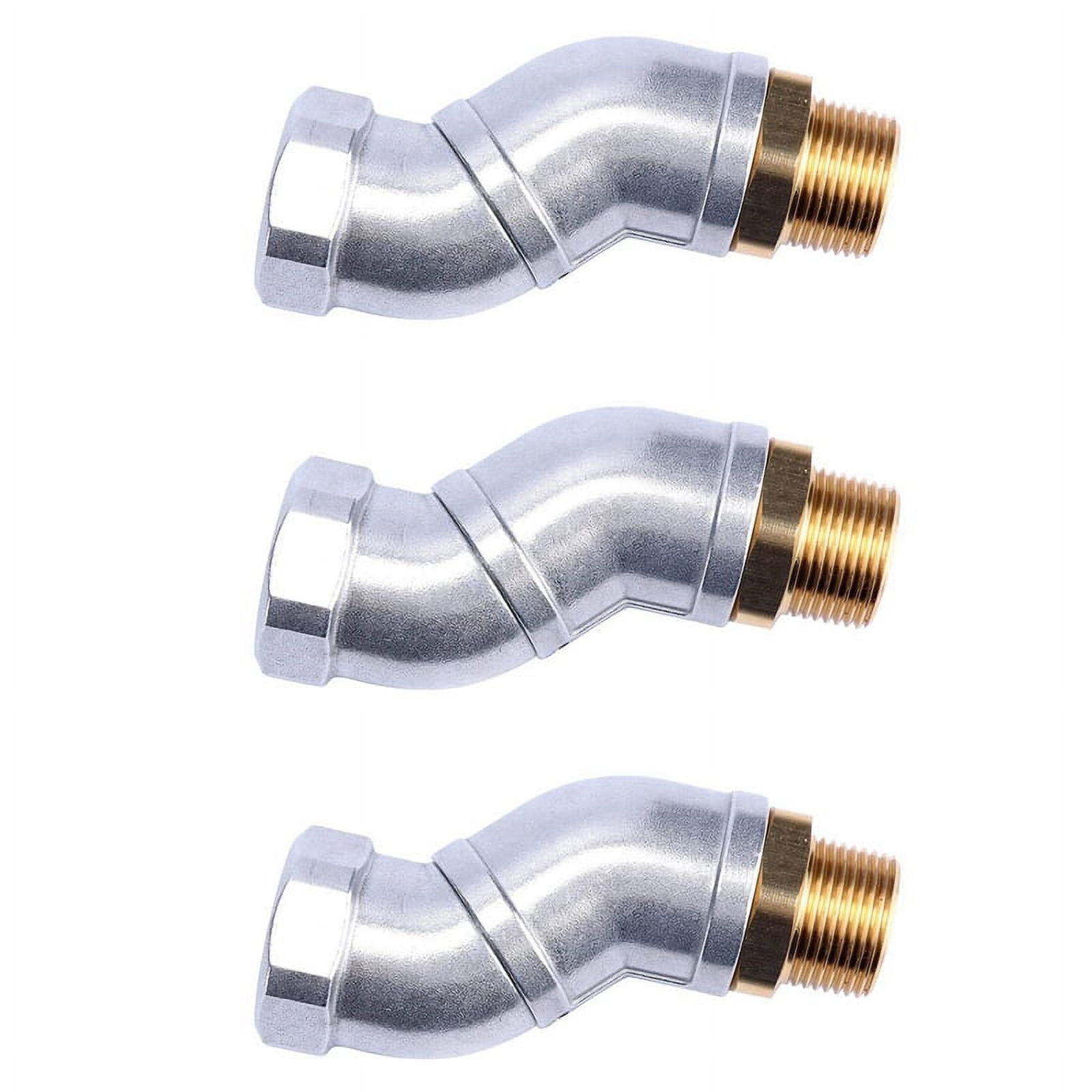 3X 1 Inch Fuel Hose Swivel 360 Rotating Connector for Fuel Nozzle Multi ...