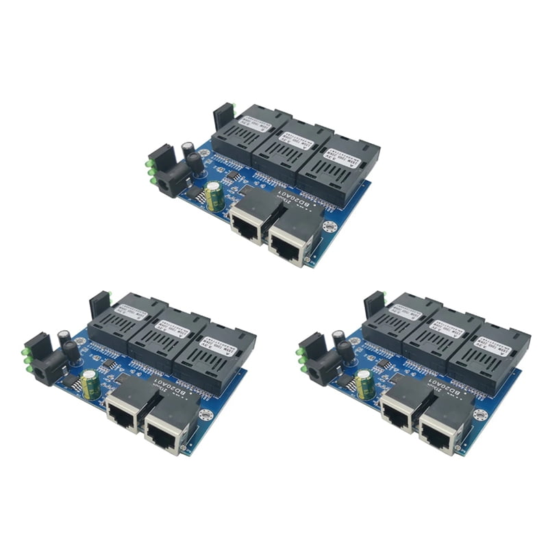 3X 10/100M Reverse POE Switch Output 12V Supply for Epon and Gpon 3 ...