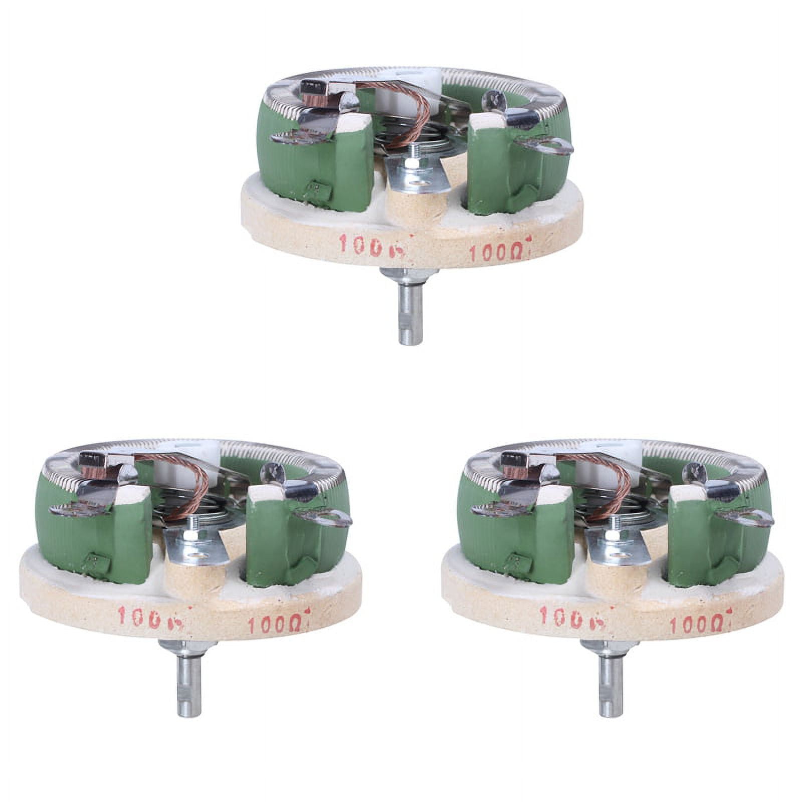 3X 100 Watt 100 Ohm Ceramic Disk Rheostat Variable Resistor,3 x ...