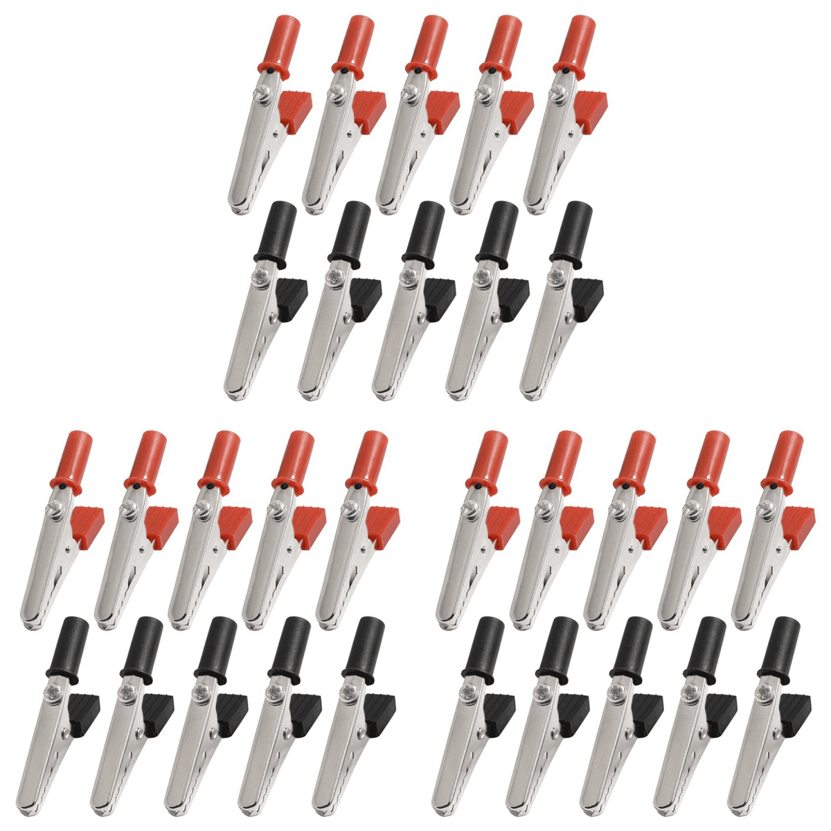 3X 10A Handle Electrical Alligator Clips - Walmart.com