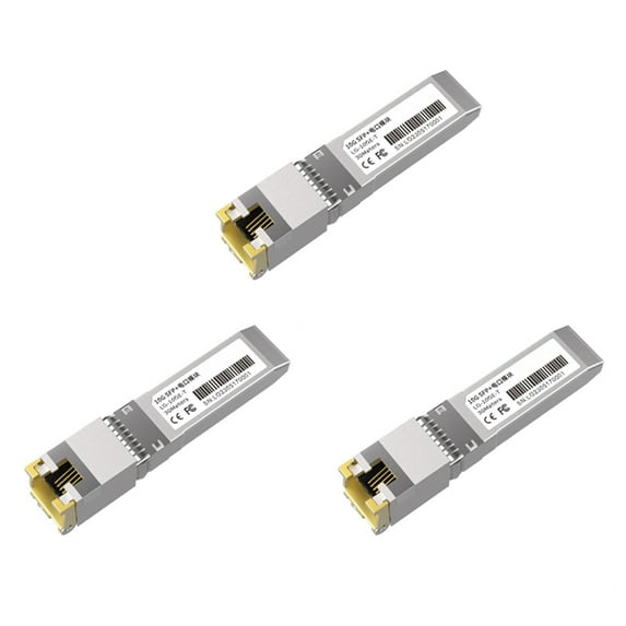 3X 10G SFP+ Module 10GbE Copper SFP Modules Optical Port Turn to RJ45 ...