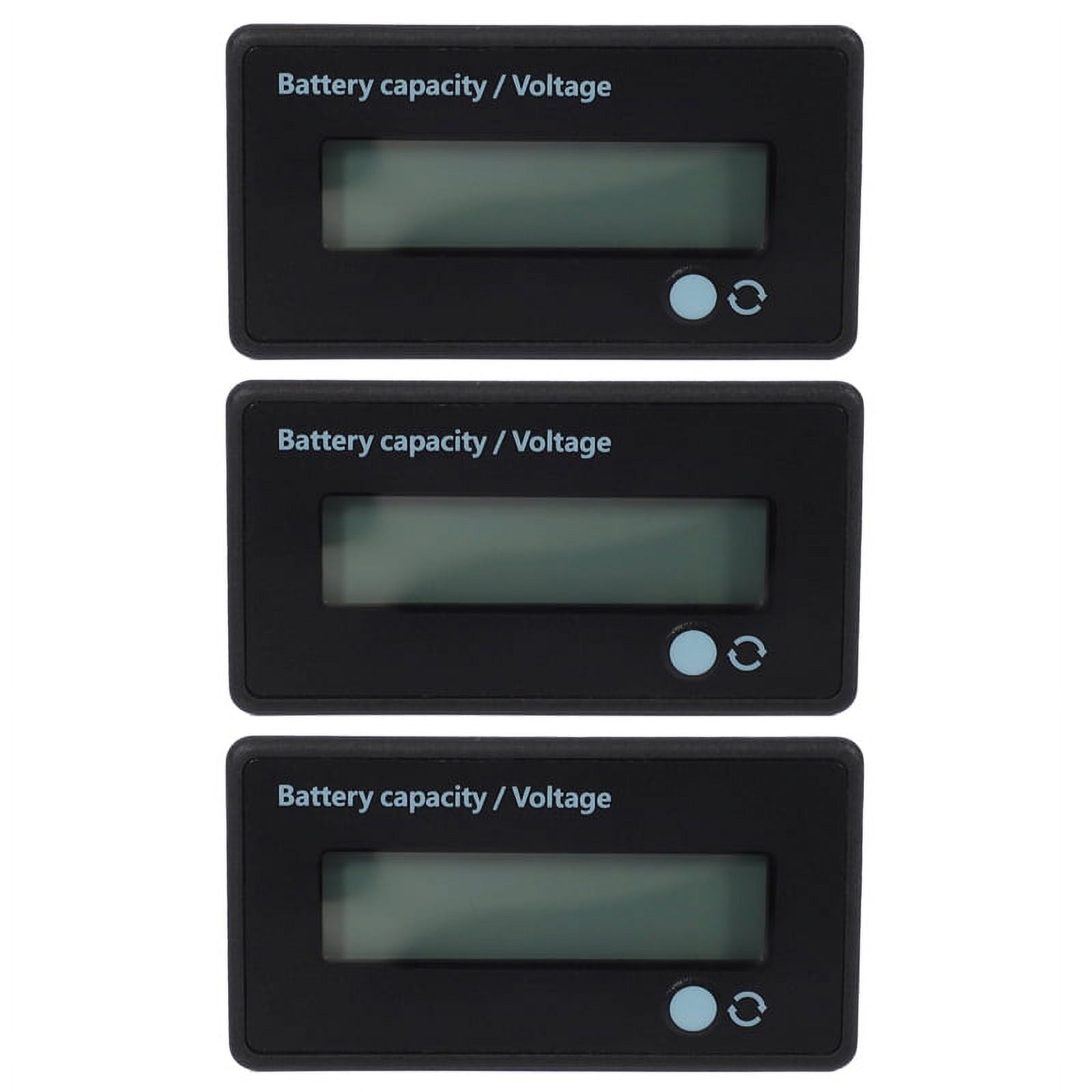 3X 12V 24V 36V 48V Battery Meter, Lead-Acid & Lithium Ion Battery ...
