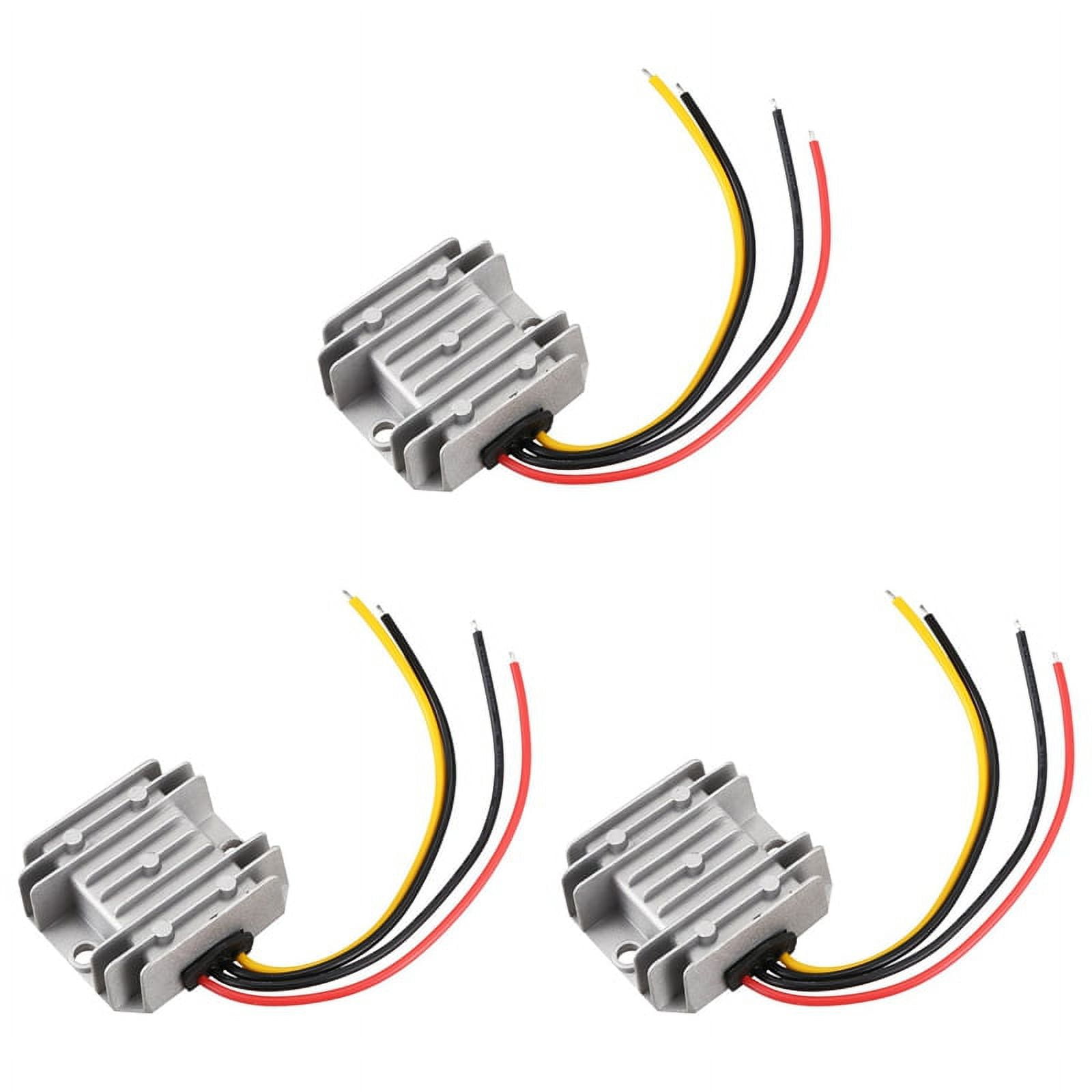 3X 12V 24V to 5V 10A DC DC Converter Regulator 12 Volt to 5 Volt 50W ...
