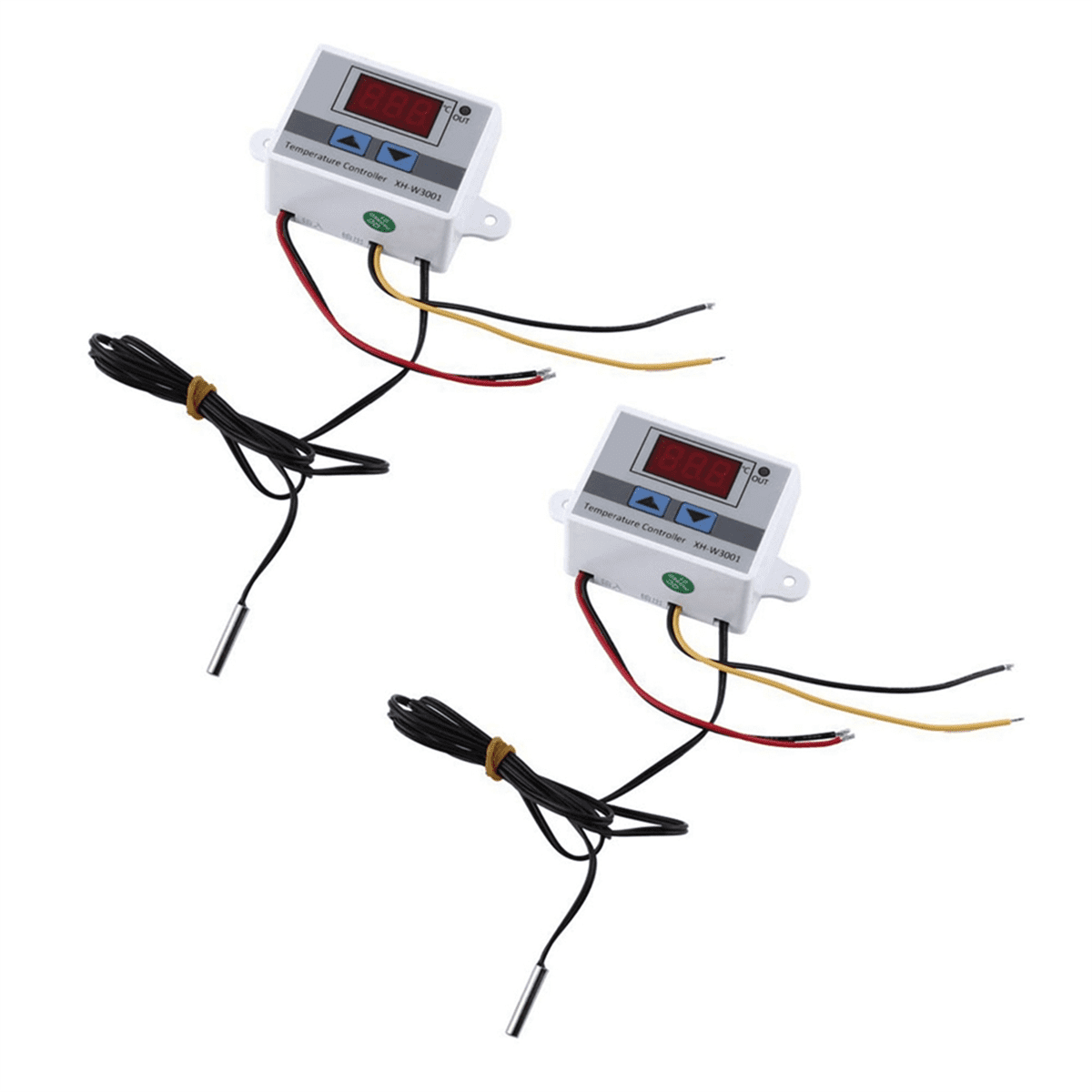 3X 12V Digital LED Temperature Controller Thermostat Control Switch ...