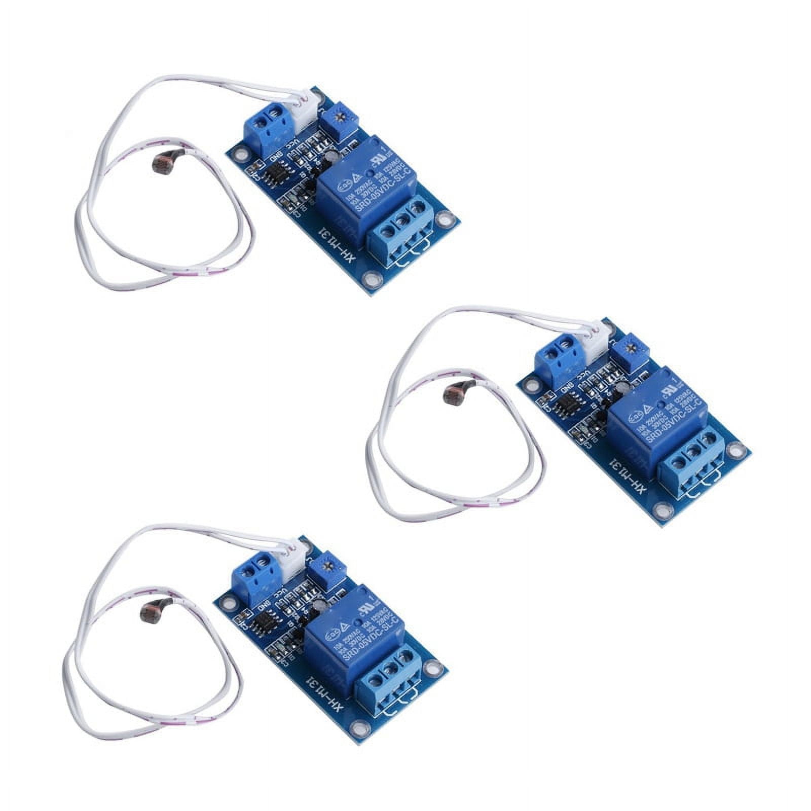 3X 12V Light Control Switch Photoresistor Relay Module Detection Sensor XH-M131 - Walmart.com