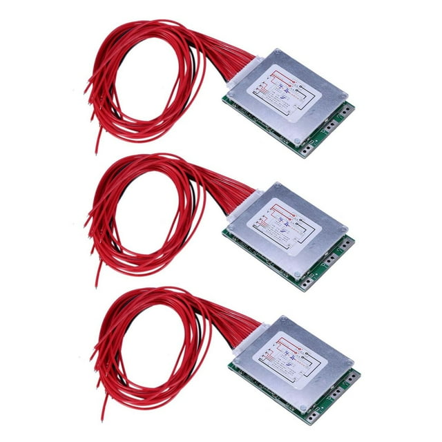 3X 14S 52V 35A Li-Ion Lipolymer Battery Protection Board PCB Board for ...