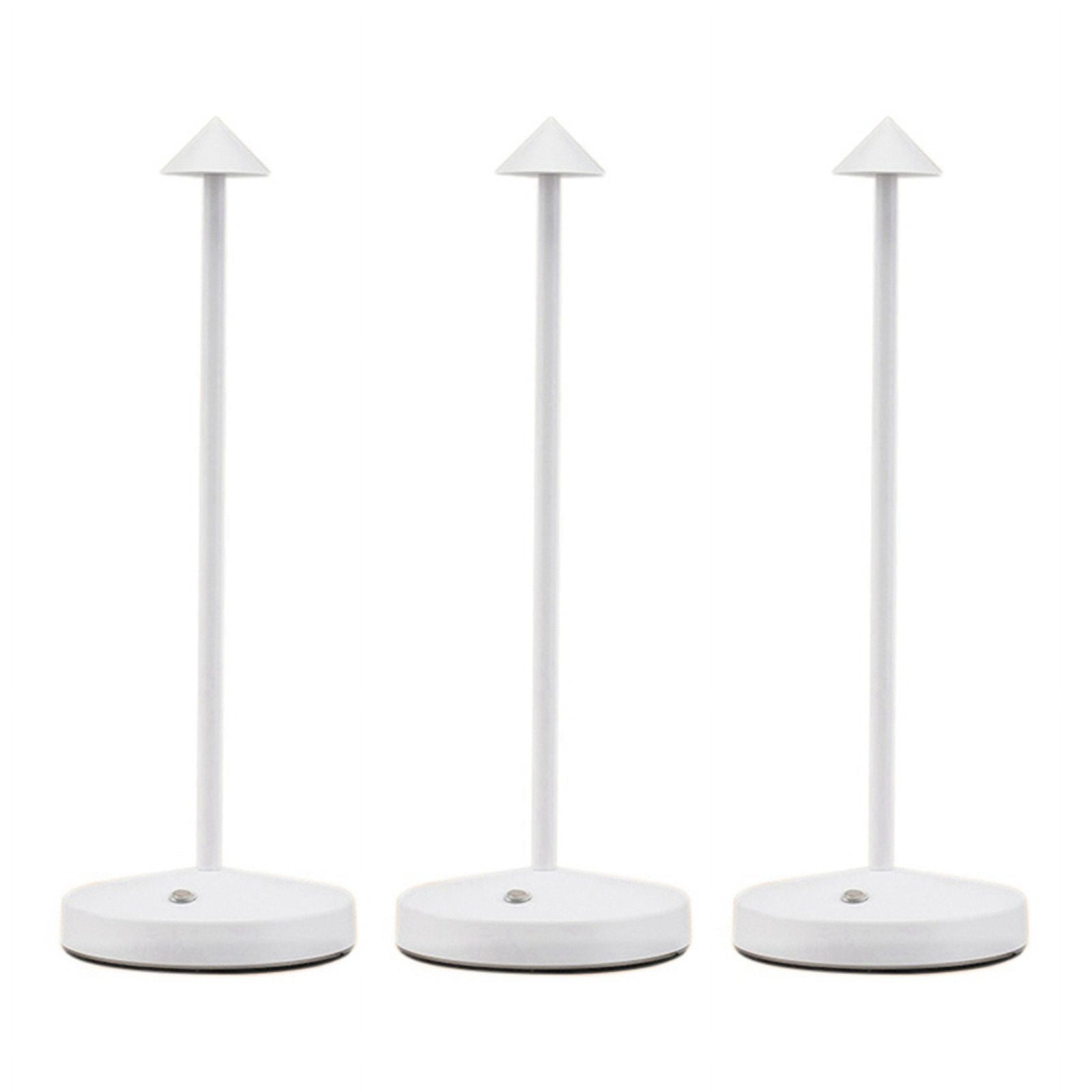 3X 1800MAh Rechargeable LED Table Lamp Modern Touch Adjustment Table ...