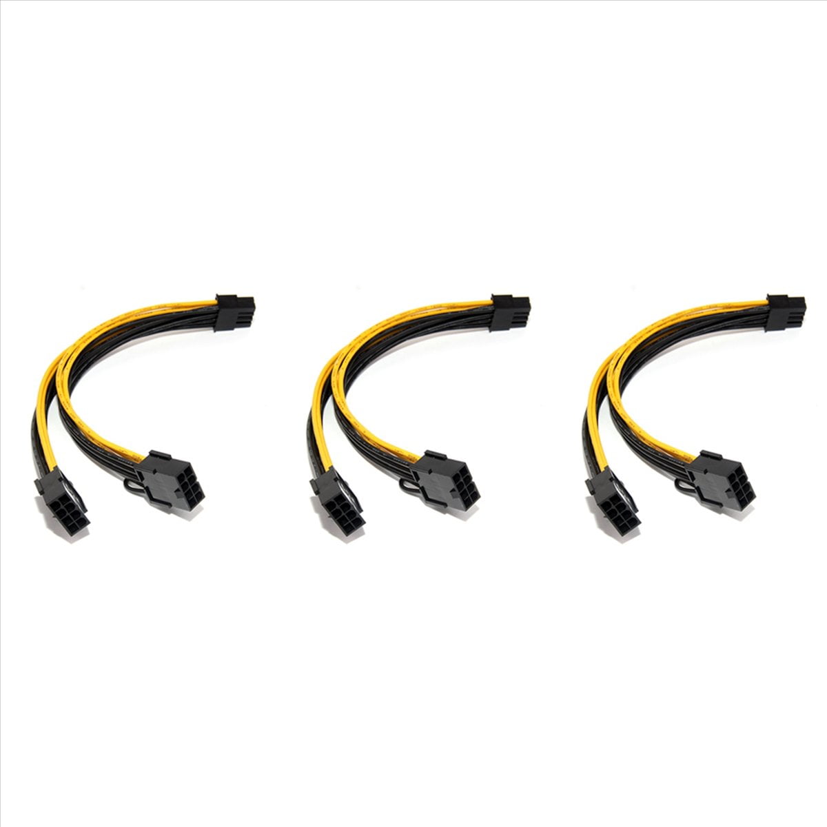 3X 18AWG 8Pin to Dual 8Pin(6+2) Power Cable GPU Power Cable for K80 M40 ...