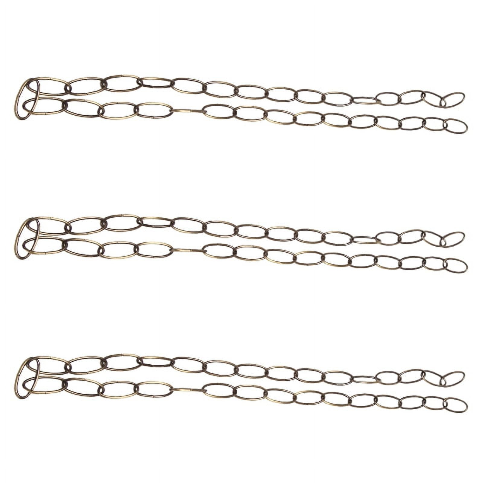 3X 1M Heavy Duty Chain for Vintage Chandelier Hanging Lamp,Green Bronze ...
