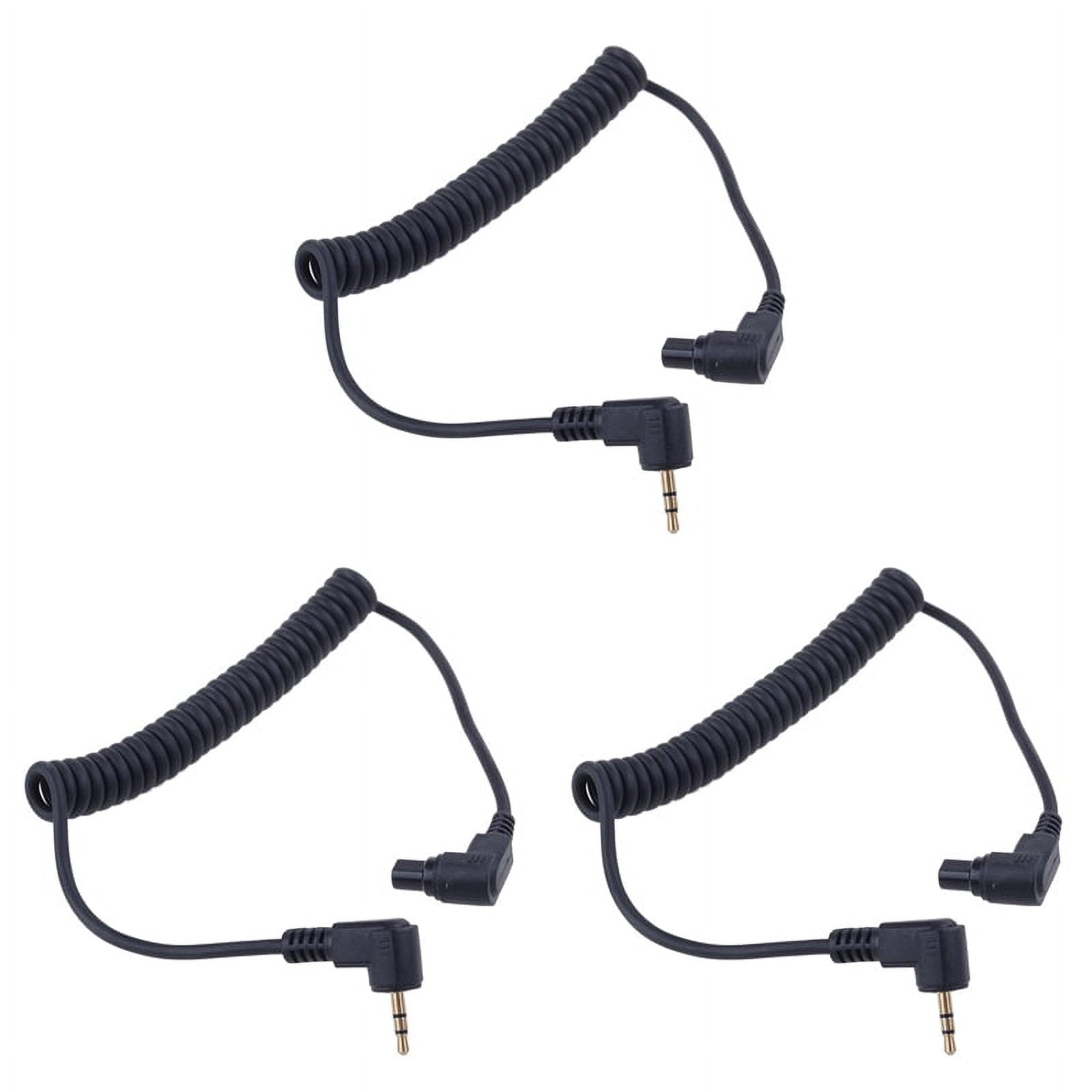 3X 2.5 mm -C3 Off Camera Shutter Release Cable Connection Cable, for 1D ...