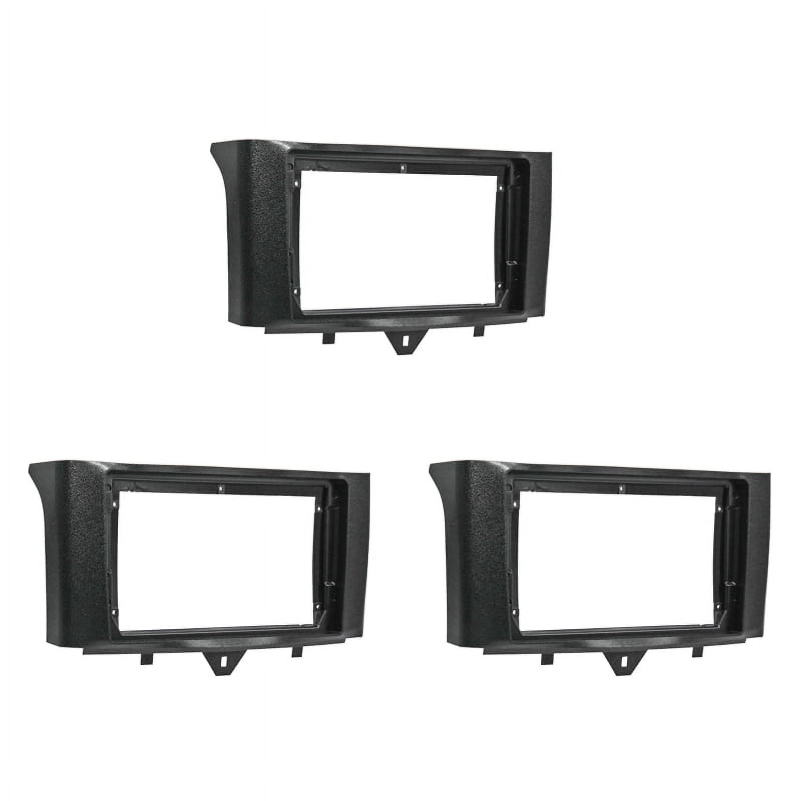 3X 2 Din Radio Fascia for 2011-2015 DVD Stereo Frame Plate Adapter ...