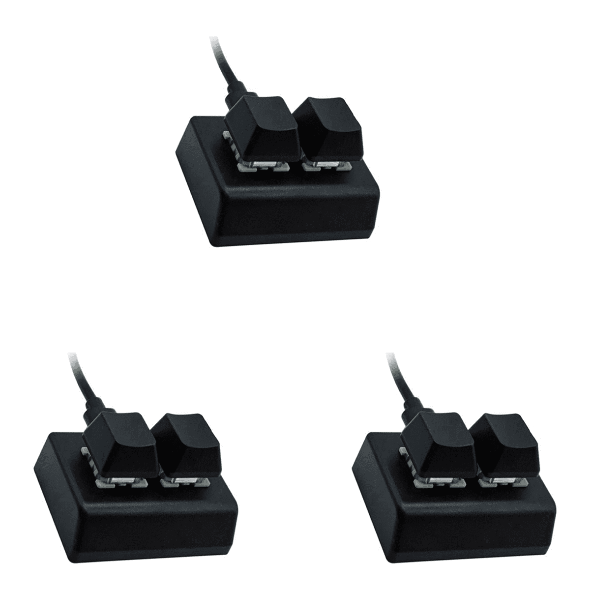 3X 2 Keys Macro Programming Keyboard RGB Mini Keyboard Gaming Drawing Red Switch Custom Keyboard ...