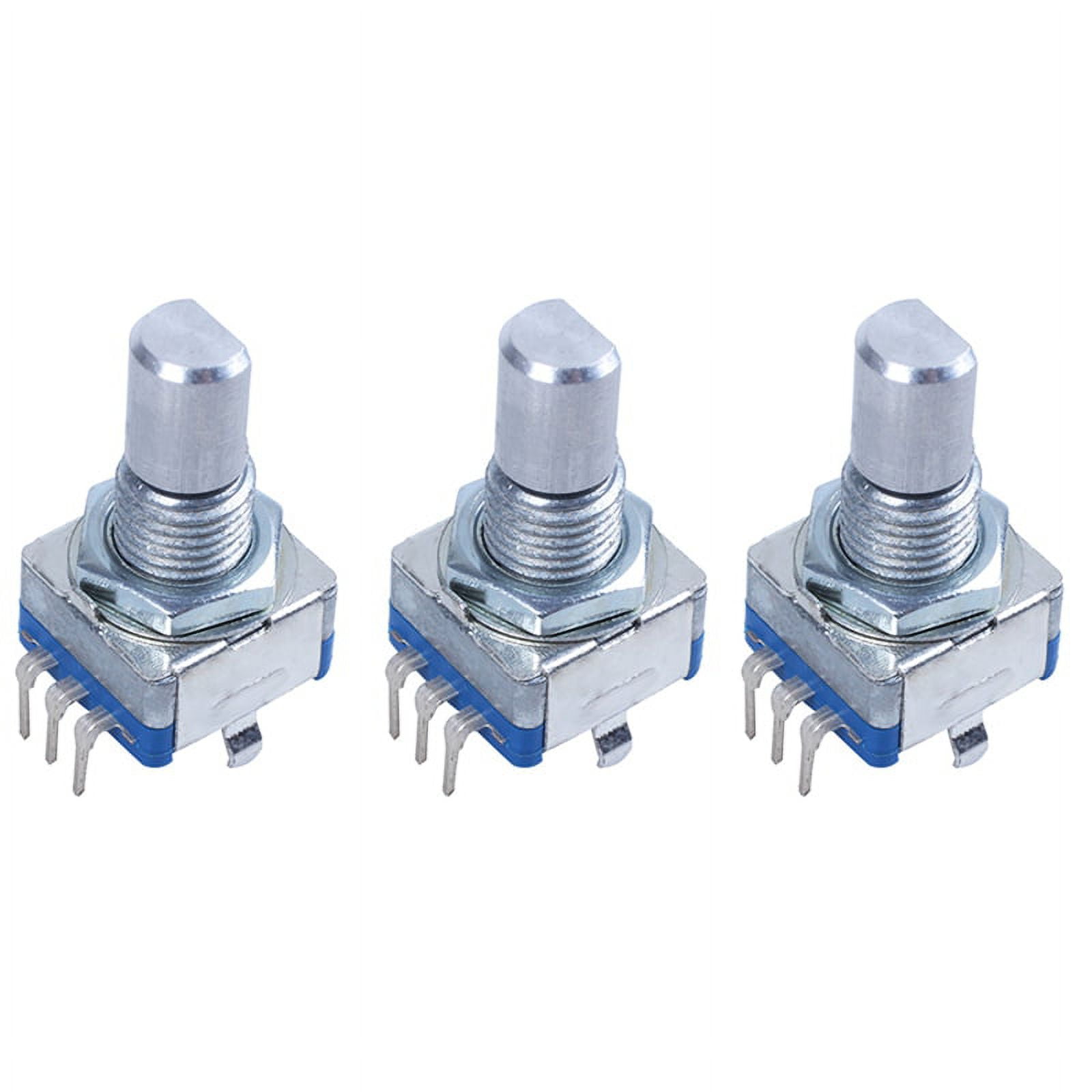 3X 20-Point Shaft Detents Encoder and 360 Degree Rotary with Push ...