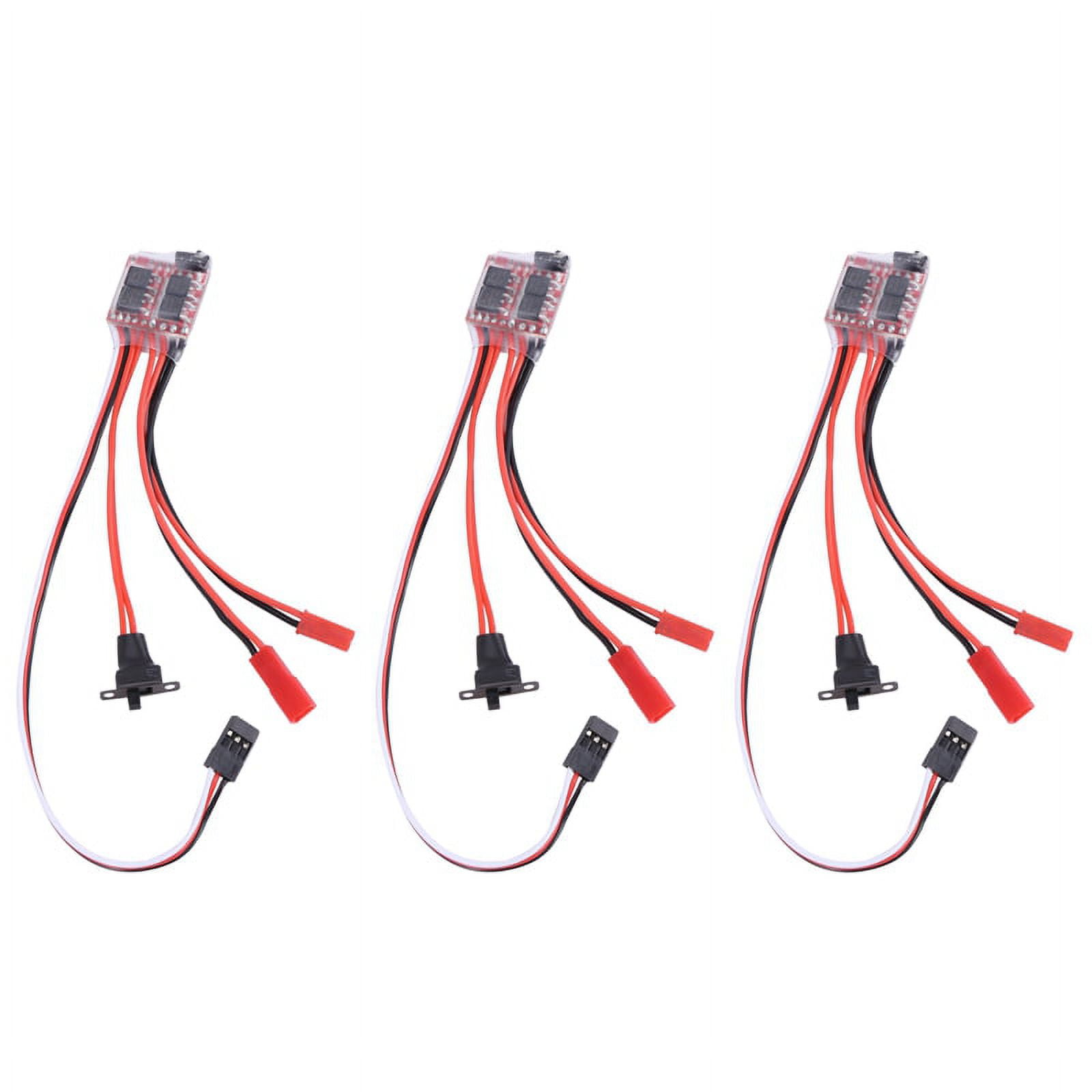 3X 20A Bustophedon ESC Brushed Speed Controller For RC Car Truck Boat ...