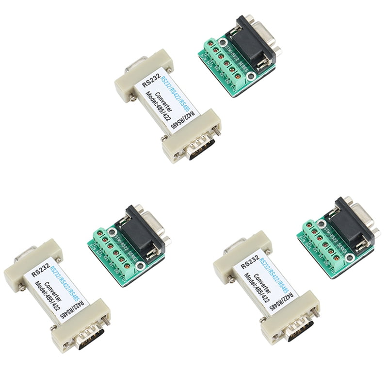 3X -232 RS232 Serial to RS485/RS422 485/422 Converter Compatible EIA ...