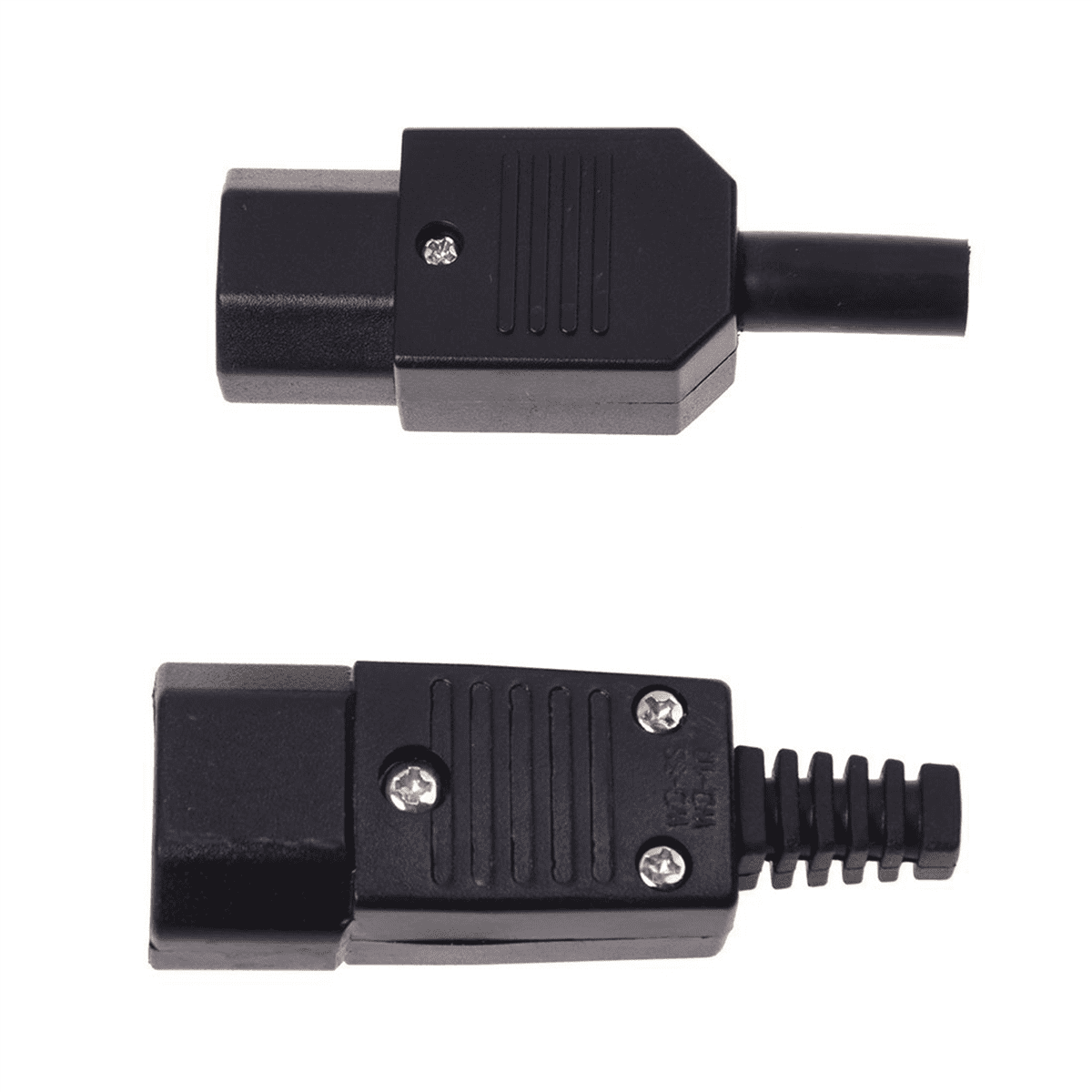 3X 250V 10A Power Connector IEC 320 C14 Plug to C13 Socket - Walmart.com