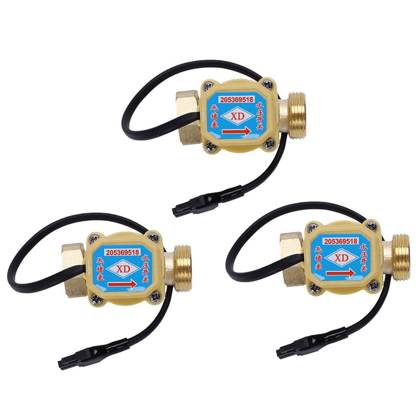 3X 26mm 3/4 Inch PT Thread Connector 120W Pump Water Flow Sensor Switch ...