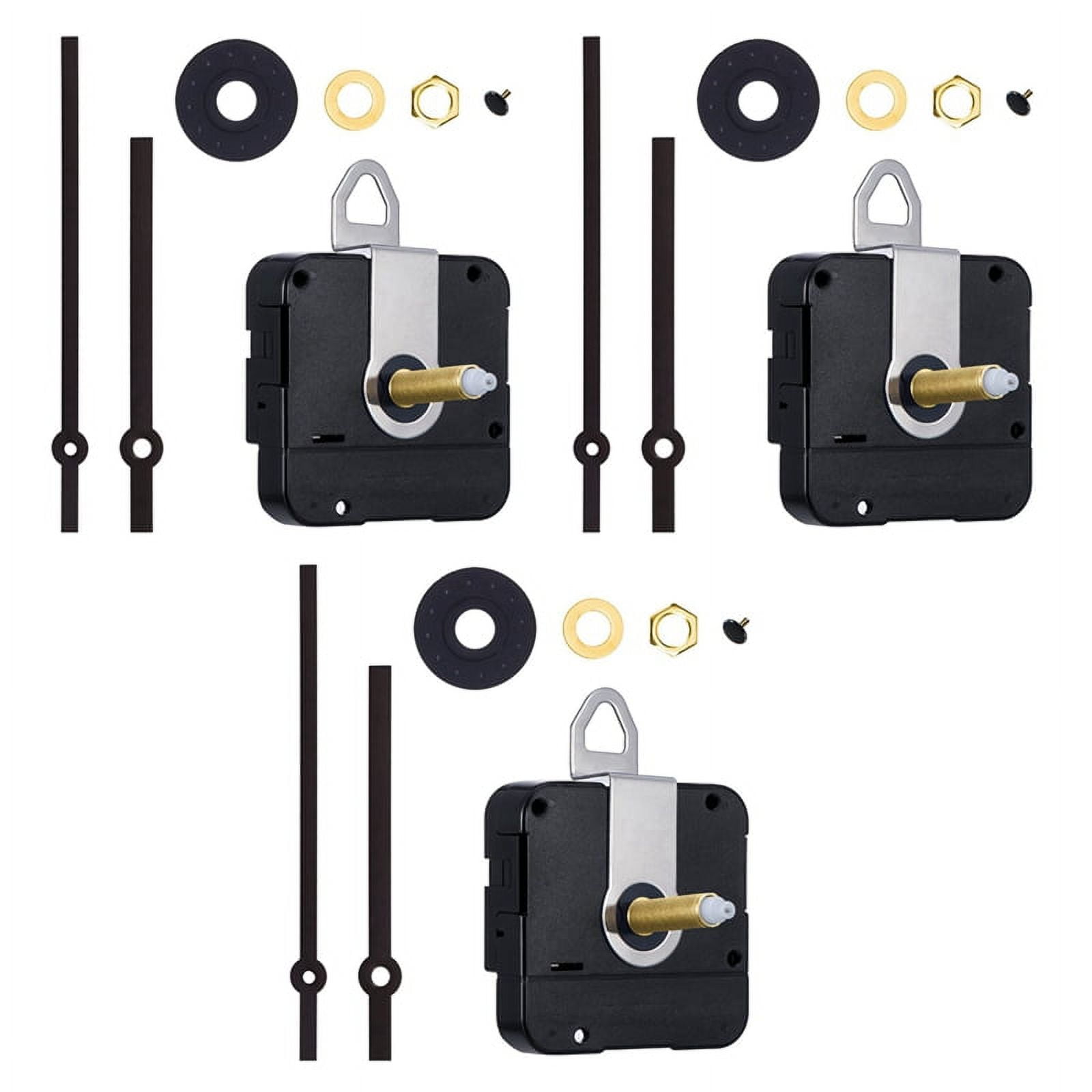 3X 28mm Long Shaft Quartz Clock Movement Mechanism Clock Repair Kit ...