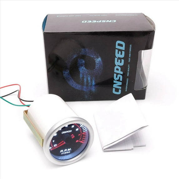 3X 2Inch 52mm Auto Car Tachometer Tacho Gauge 0-8000 RPM 12V Universal ...