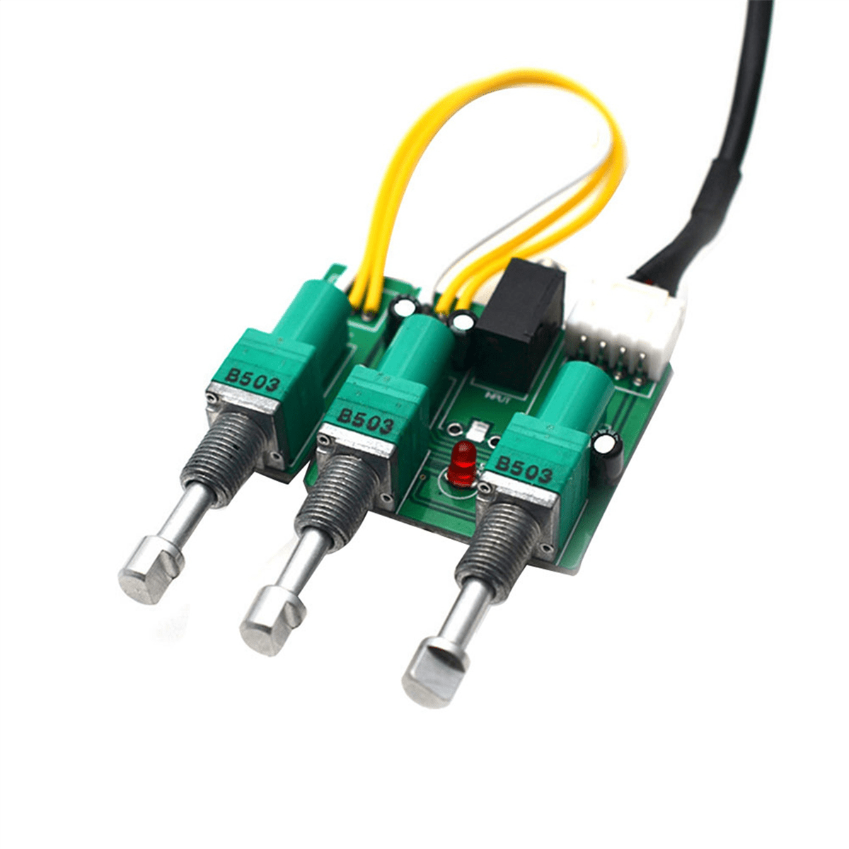 3X 3 Band Acoustic Classical Guitar Equalizer Guitarra EQ Preamp Concise Bass Tone Volume ...