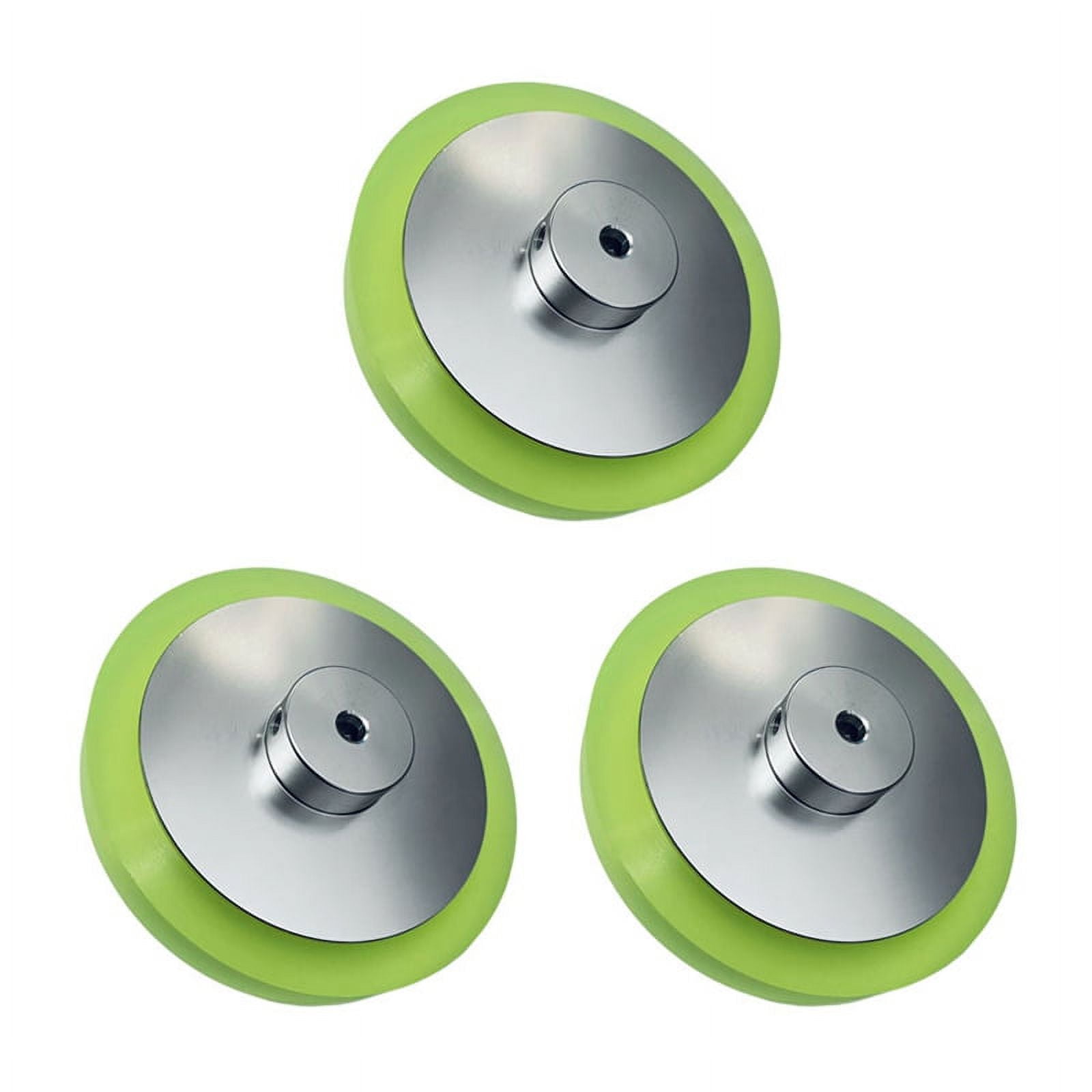 3X 300mm Aluminum Polyurethane Industrial Encoder Wheel Measuring Wheel ...