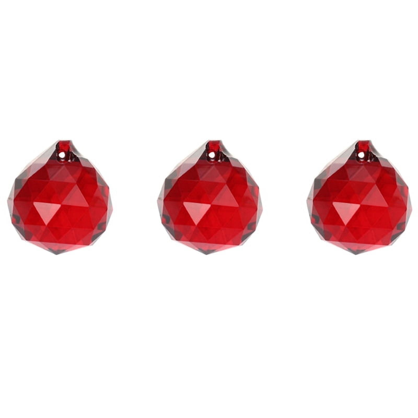 3X, 30mm Red Crystal Ball Prisms - Walmart.com