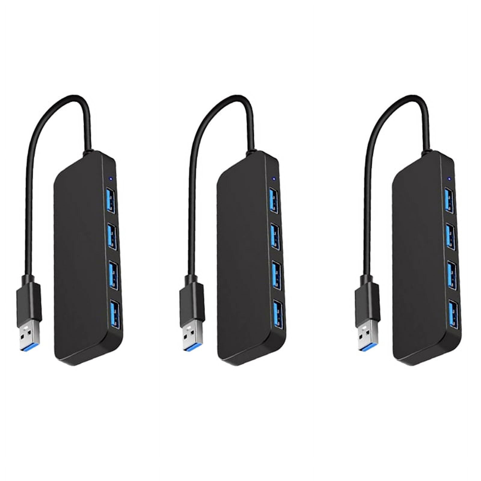 3X 4 Ports USB Hub, 3.0 Hub Splitter Expander for Laptop, Flash Drive ...