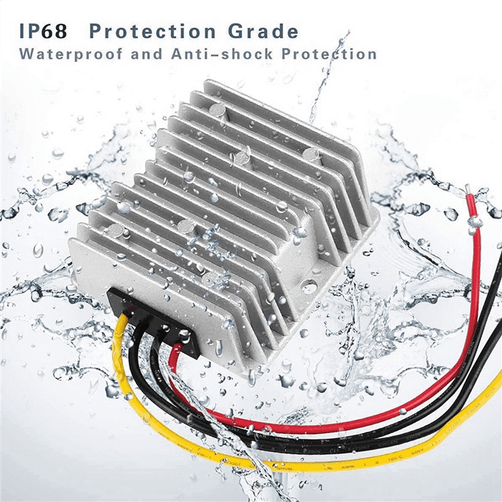 3X 48V to DC 12V 20A 240W DC/DC Converter Regulator Reducer Power ...