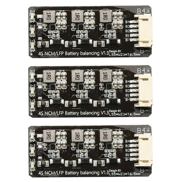 3X 4S Li-Ion Lipo Lifepo4 LFP Battery Active Equalizer Balancer BMS 1.2A Balance Energy Transfer ...