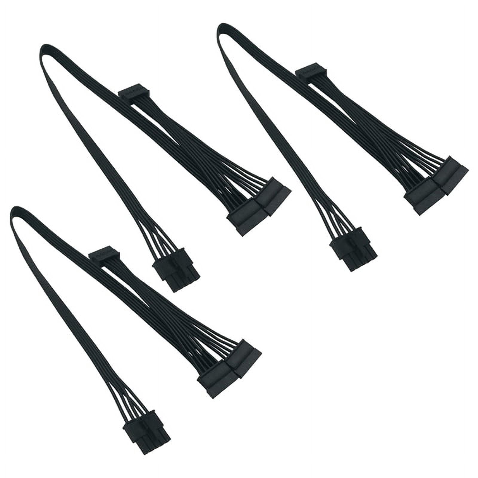 3X 5 Pin to 3 SATA Hard Drive HDD Power Cable Only for V550 V650 V750 ...