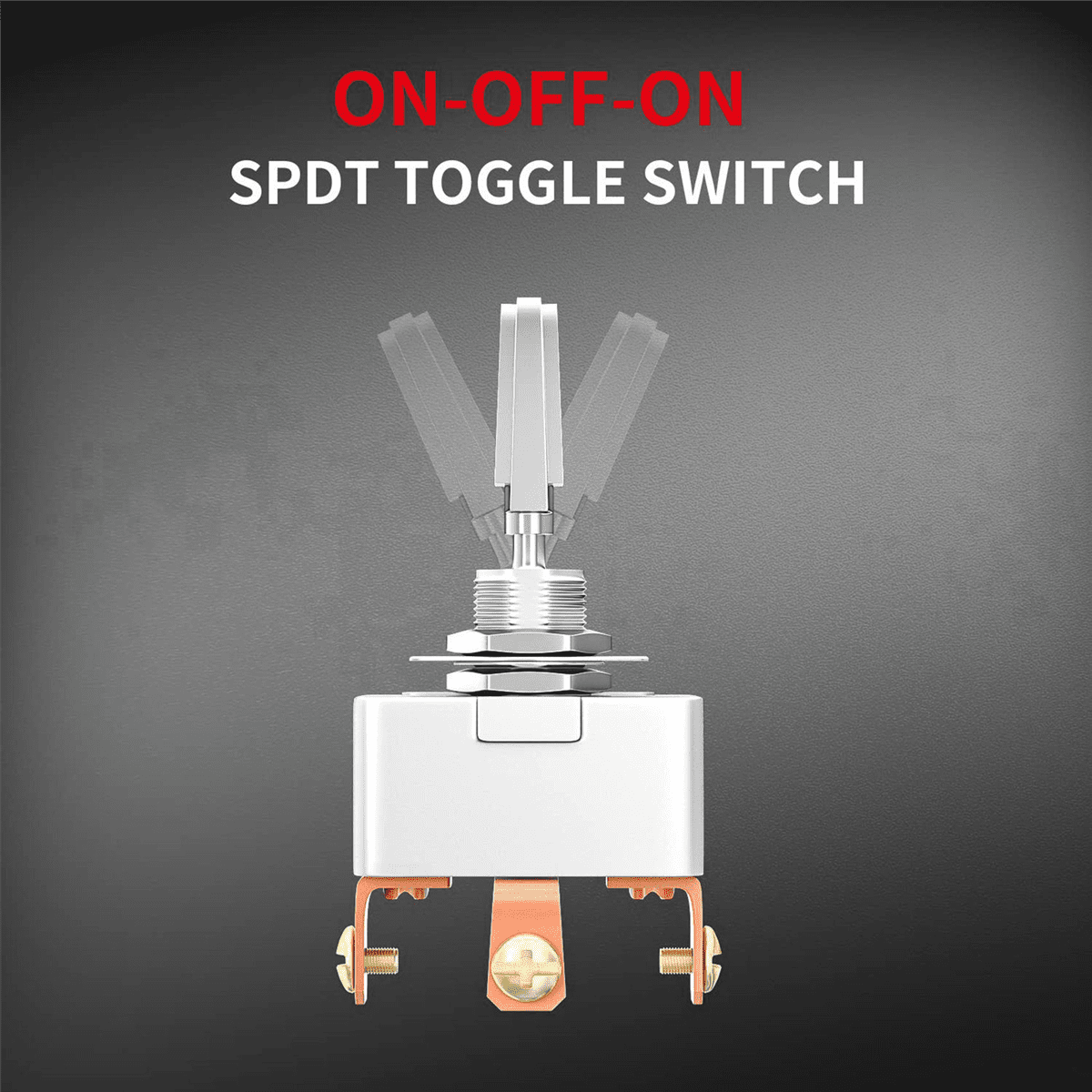 3X 50A 12V DC Heavy Duty Toggle Switch R13-401-103 Car Toggle Switch ...