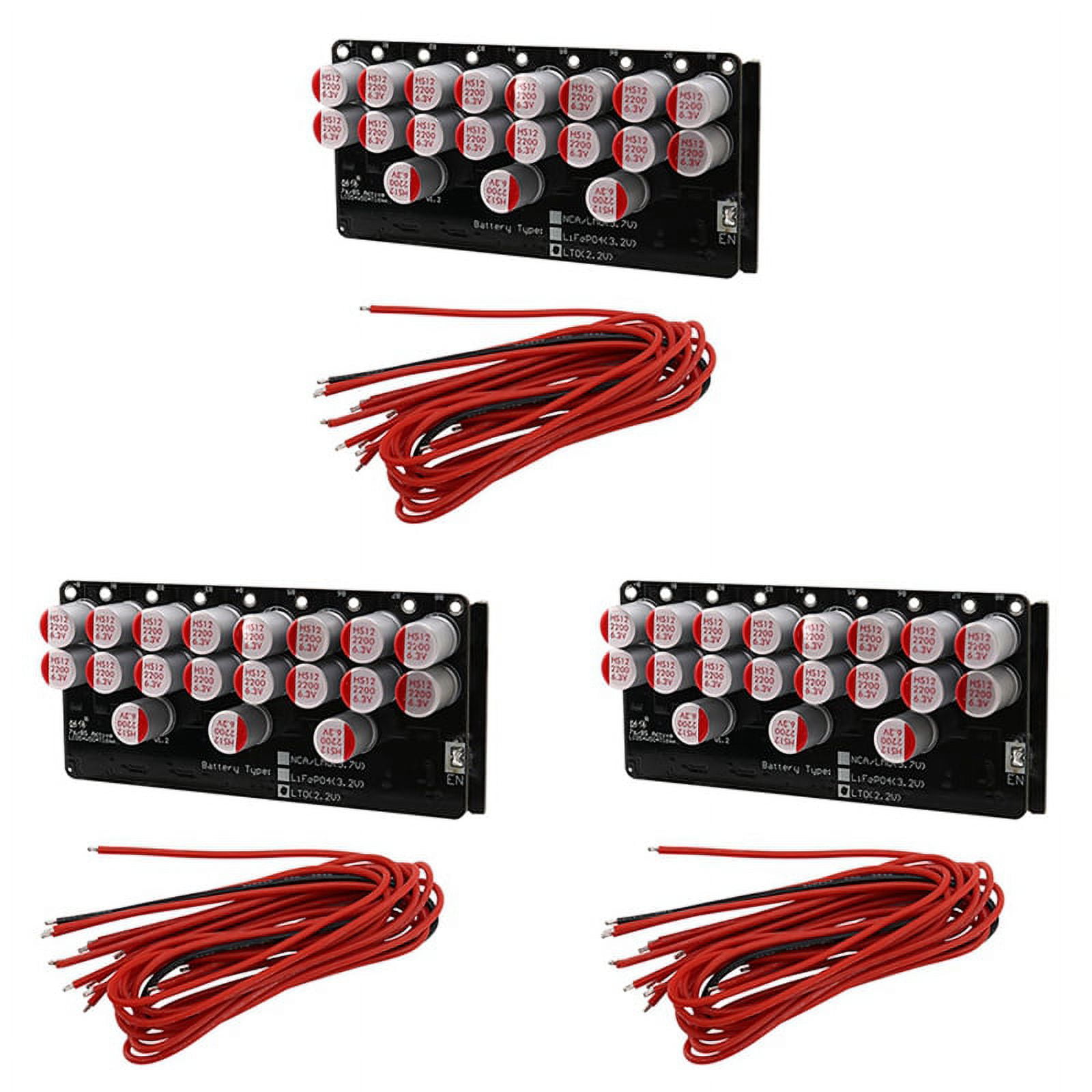 3X 5A Balancer 8S LiFePo4 Li-Ion Ver Battery Active Equalizer Balancer ...