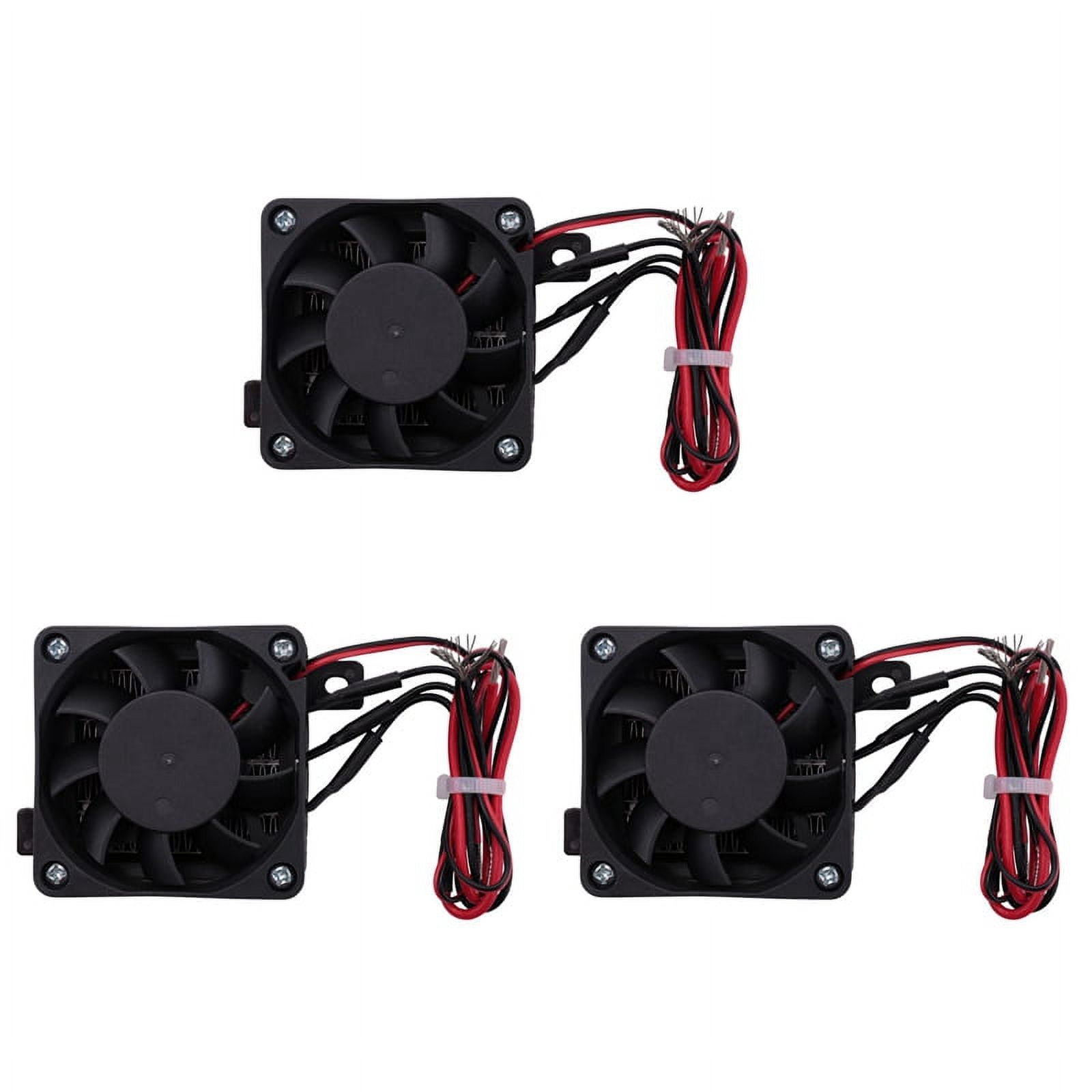 3X 70W 12V Heater DC Fan Thermostatic Egg Incubator Heater PTC Fan ...